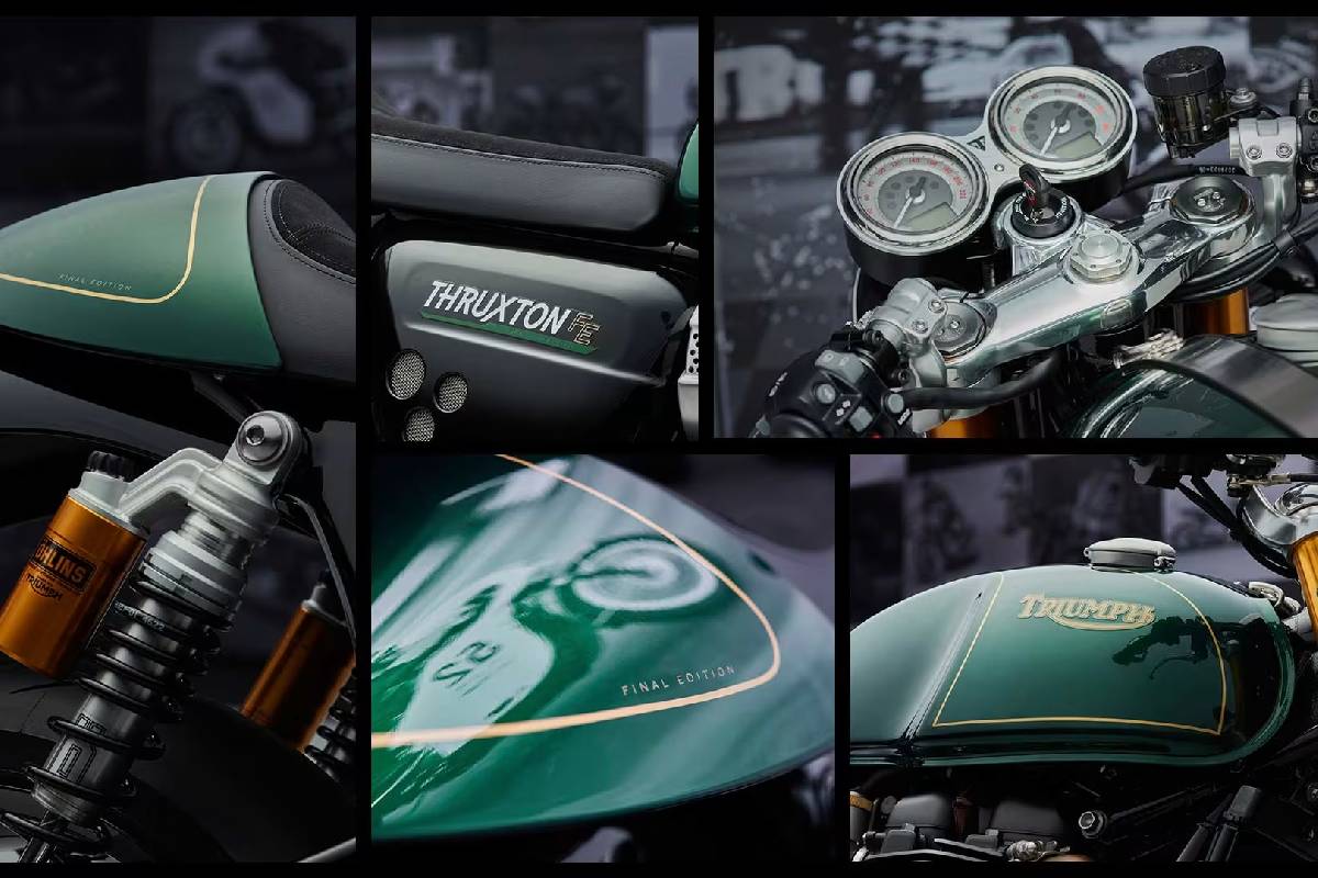 Triumph Thruxton Final Edition Gets Special 'Competition Green' Paint ...