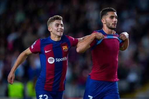 UEFA Champions League: Fermin Lopez Runs Riot As Barcelona Edge Out ...