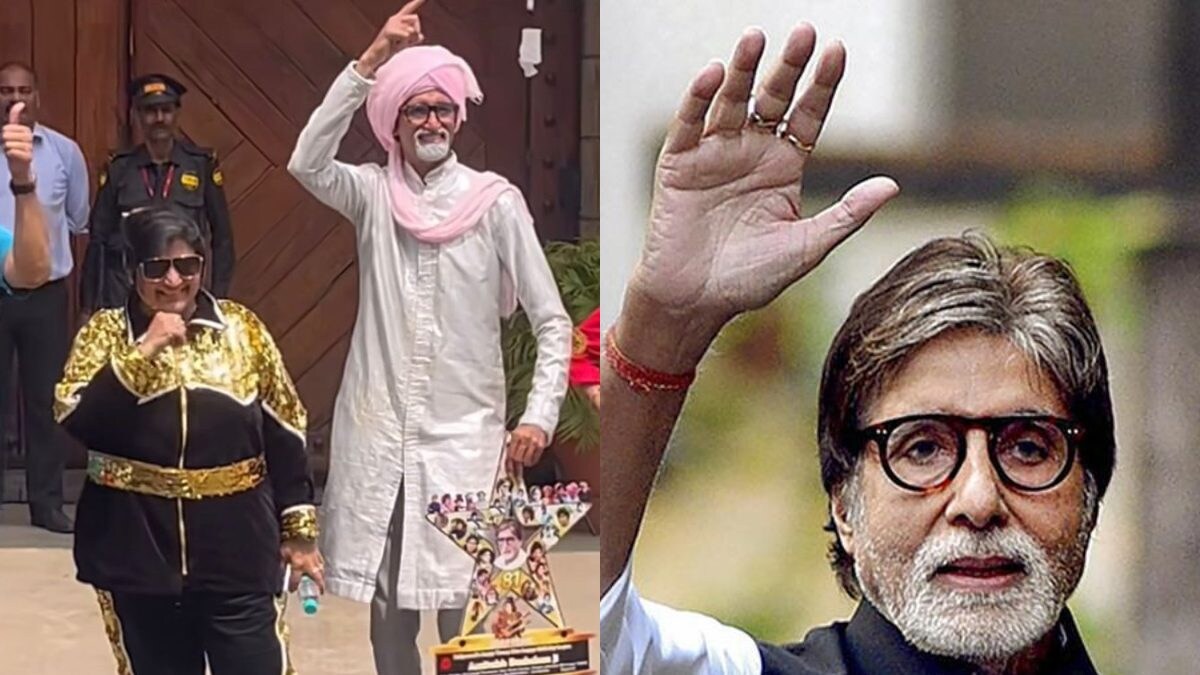 Amitabh Bachchan Birthday: Fans Dress Up As Coolie, Shehanshah Outside ...