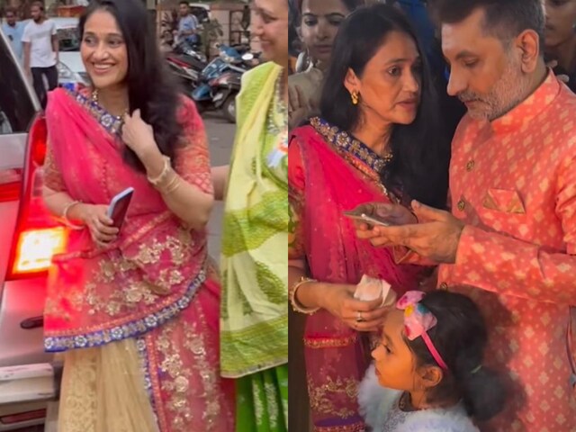 TMKOC's Dayaben AKA Disha Vakani Spotted With Hubby And Daughter Amid ...
