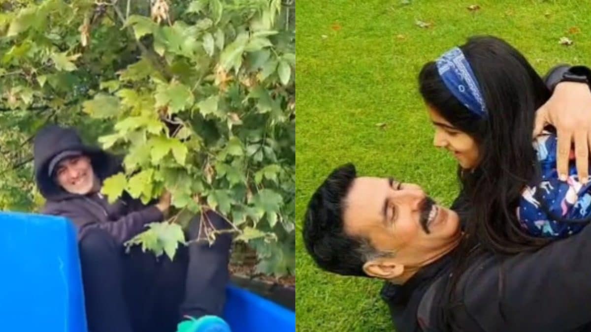 Akshay Kumar's Boat Gets Caught In A Tree As He Lets Daughter Nitara ...