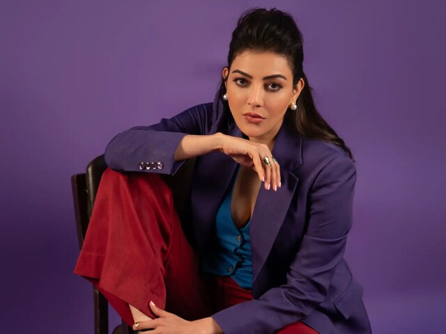 Actress Kajal Aggarwal Slays It With Sass In A Chic Formal Pantsuit ...
