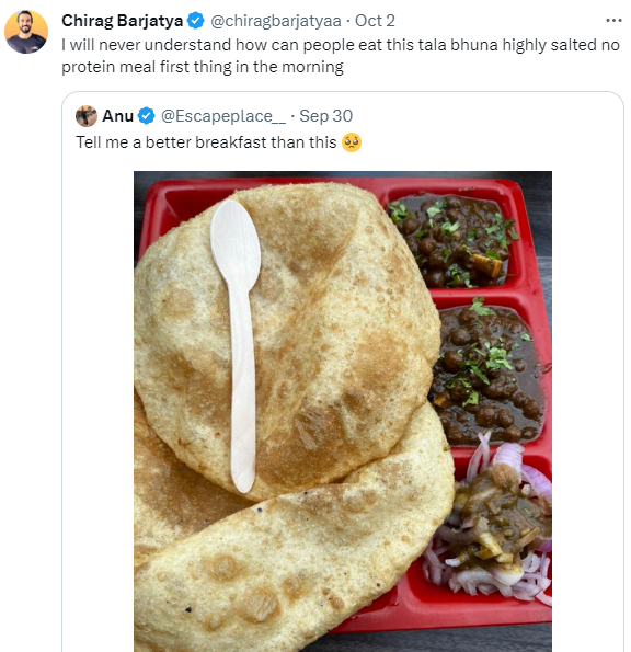 Desi Health Influencer Slams People 'Often' Eating Unhealthy Breakfast ...