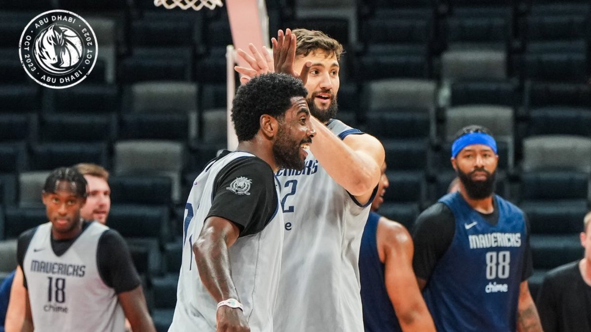 NBA Abu Dhabi Games 2023: Kyrie Irving The ‘Bus Driver’ and the Joyous ...