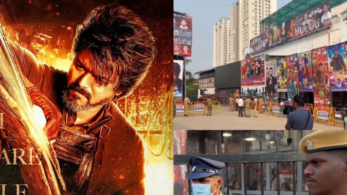 Leo Release: High Security Outside Chennai's Iconic Theatre Days After ...