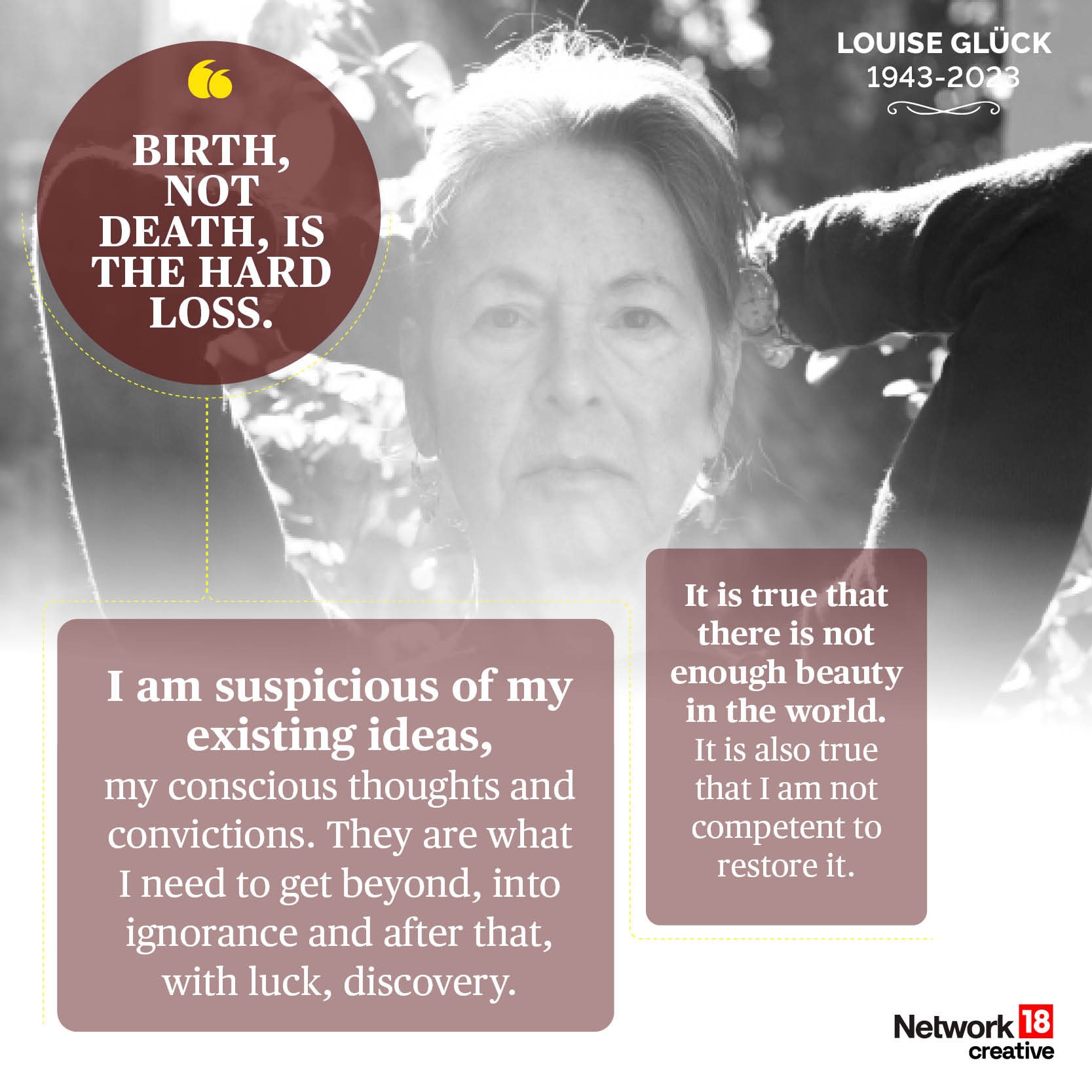 Louise Gluck, Nobel Award Winning Poet of Terse and Candid Lyricism ...