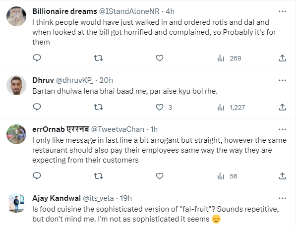 This 'Fine-dine' Restaurant's Rude Notice to Customers Comes With ...