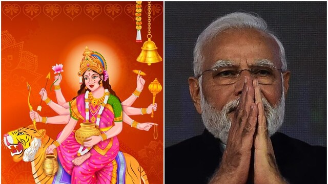 Navratri 2023: PM Narendra Modi Offers Prayers to Maa Chandraghanta on ...