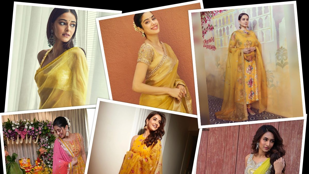 Navratri Day 5 Colour: How to Style Yellow Outfits Like a Celebrity