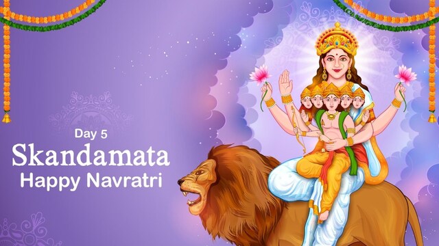 Navratri Day 5: Skandamata Maa Puja Vidhi, Colour, Mantras, Shubh ...