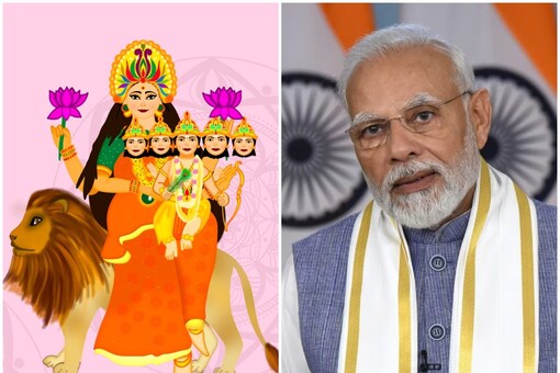 Navratri Day 5: PM Modi Seeks Blessings from Goddess Skandamata - News18