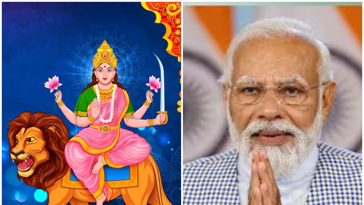 Navratri Day 6: PM Narendra Modi Seeks Blessings of Maa Katyayani ...