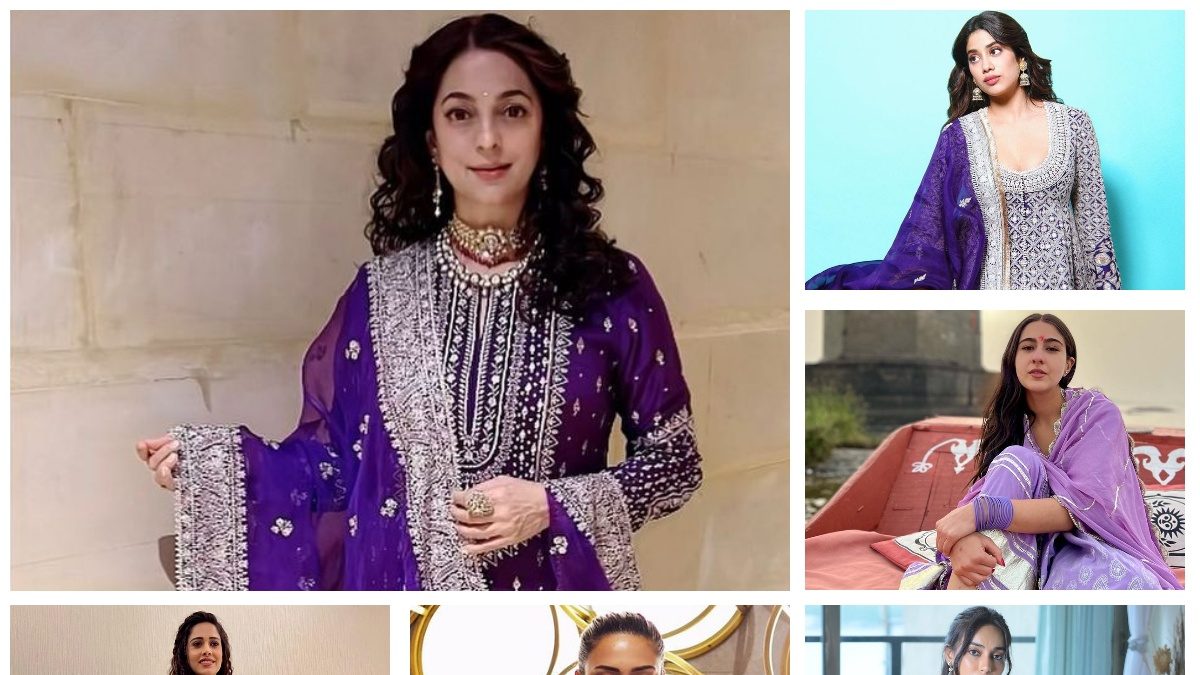 Navratri Day 8 Colour: Celebrity-Inspired Purple Outfits For The ...