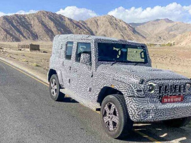 Upcoming Mahindra Thar 5-door To Hit Market in 4x4 Drive Only? Full ...