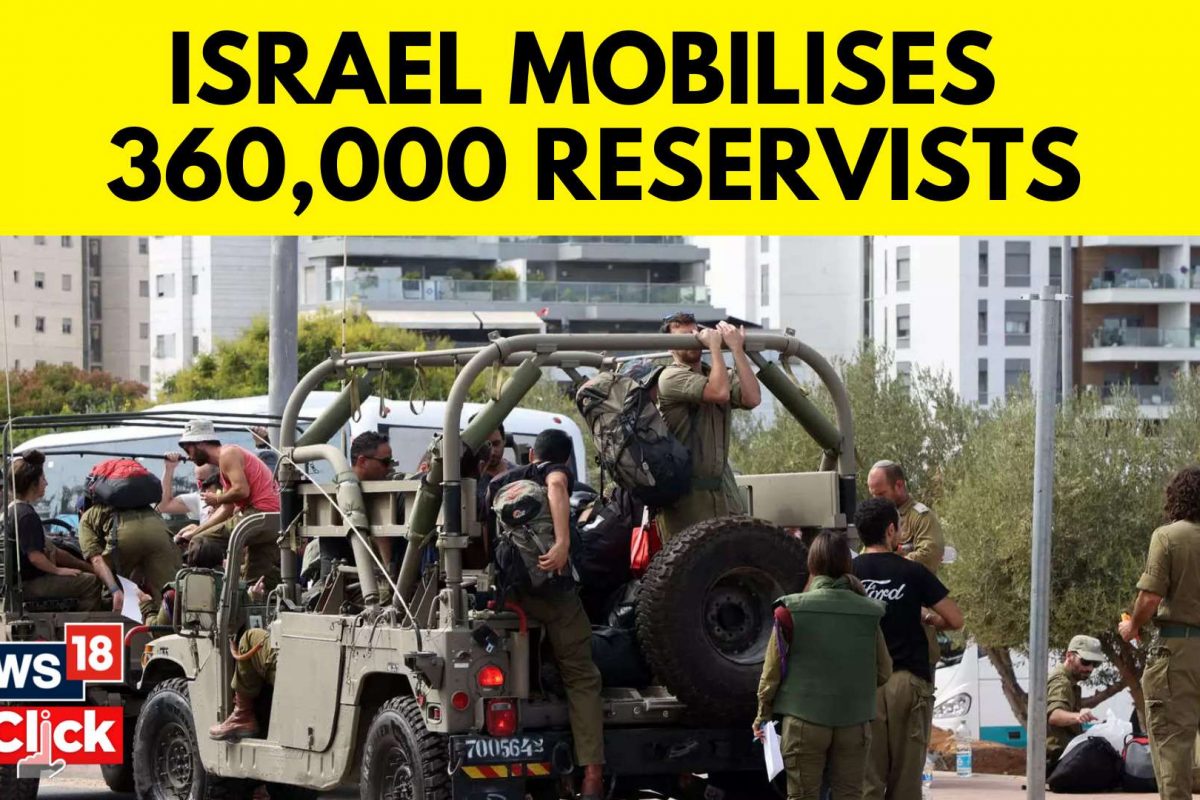 Israel mobilises 360,000 reservists - News18