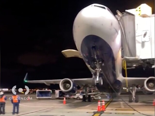 Chilling Video: Flight Tips Back At JFK Airport As Passengers Deplane ...