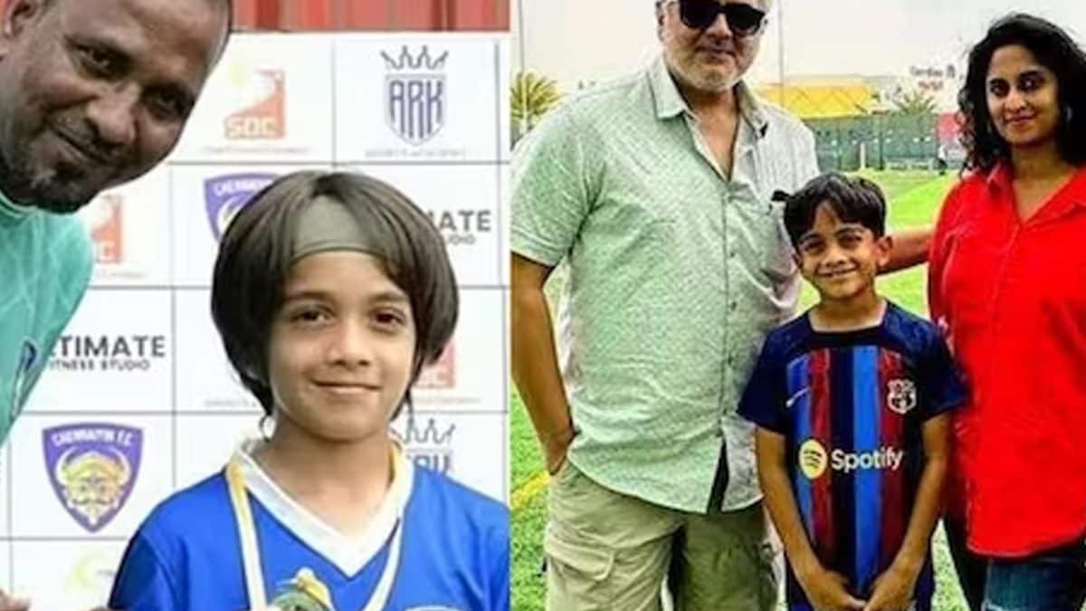 Ajith Kumar’s Son Aadvik Wins Gold Medal In Football Tournament; Photo ...
