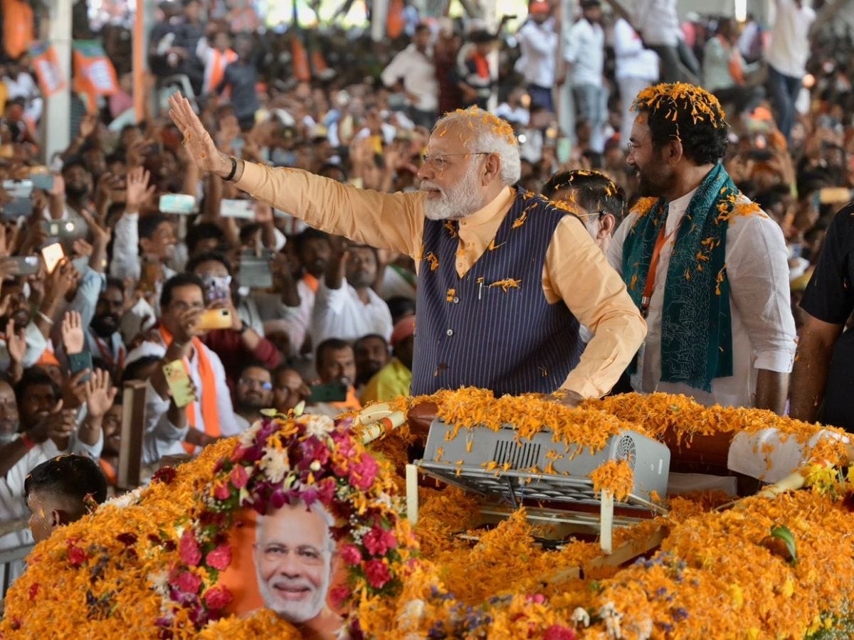 In Pics | PM Modi Rains Down Fire on KCR at Electrifying Rally in ...