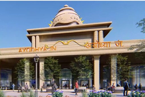 With 'Mukut' and 'Bow and Arrow,' New Ayodhya Station Loaded with ...