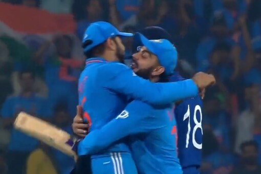 Watch: Virat Kohli Lifts Rohit Sharma as India Stars' Joyous Hug Breaks the Internet - News18