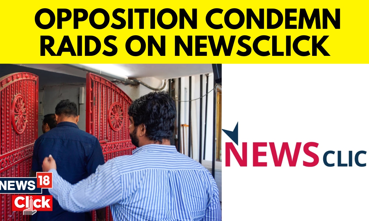 Opposition Slams Indian Government On The Issue Of Raids At NewsClick ...