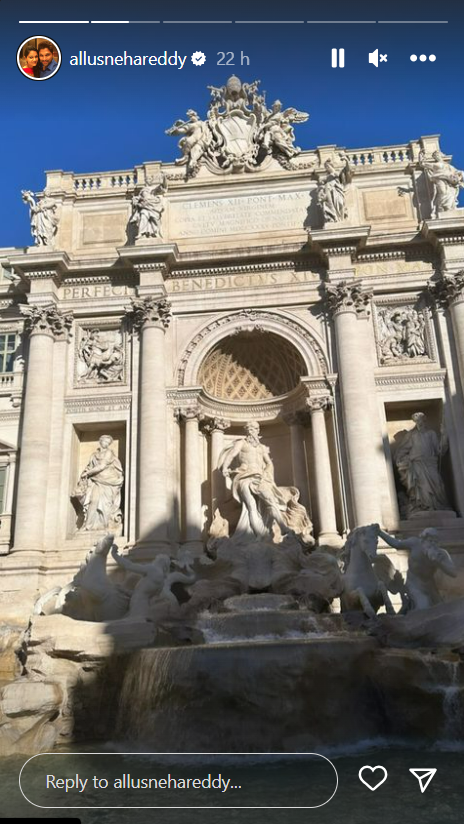 Allu Arjun, Sneha Reddy Enjoy A Romantic Vacay In Rome Ahead Of Varun ...