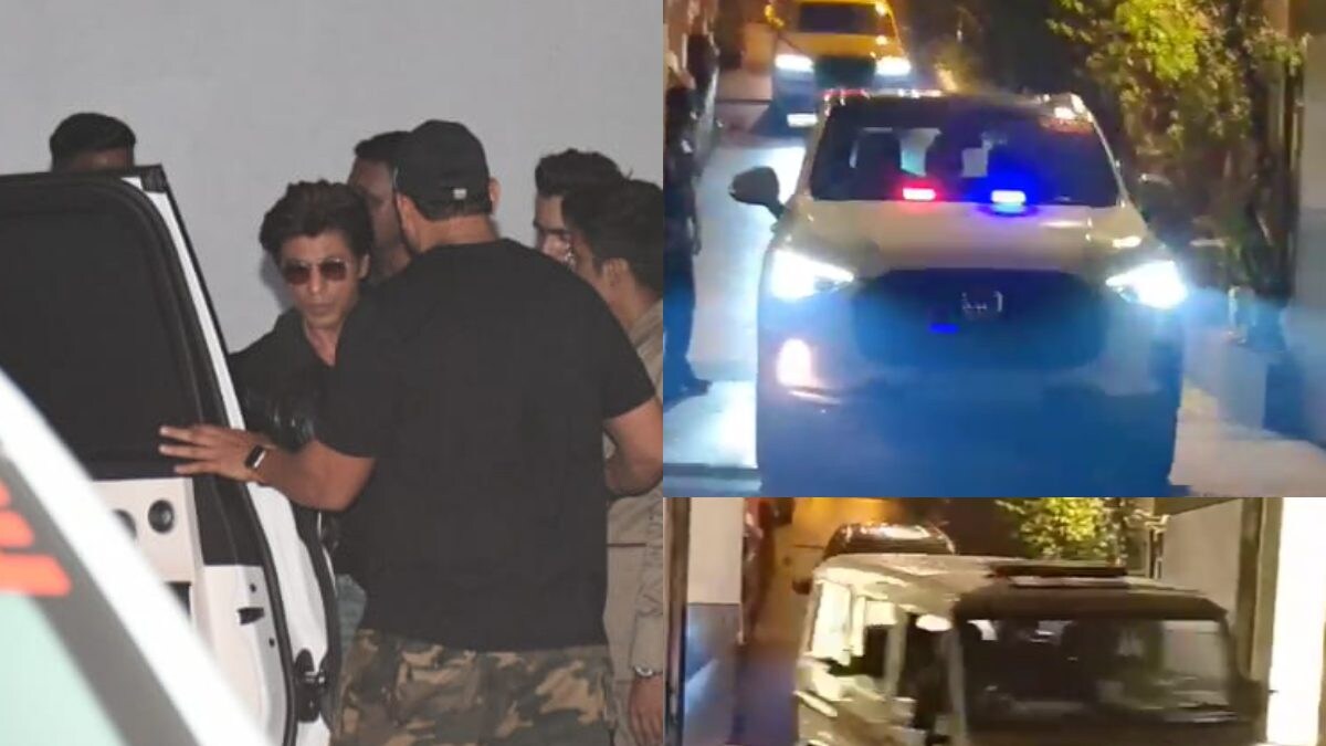 Shah Rukh Khan Makes FIRST Appearance With Y+ Security, Video Goes ...