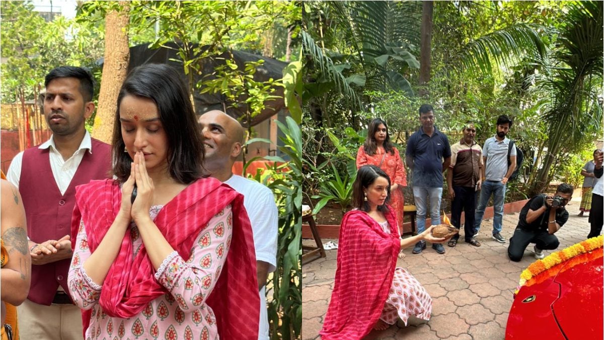 Shraddha Kapoor Performs Puja On Her Brand New Lamborghini Car At A 7962
