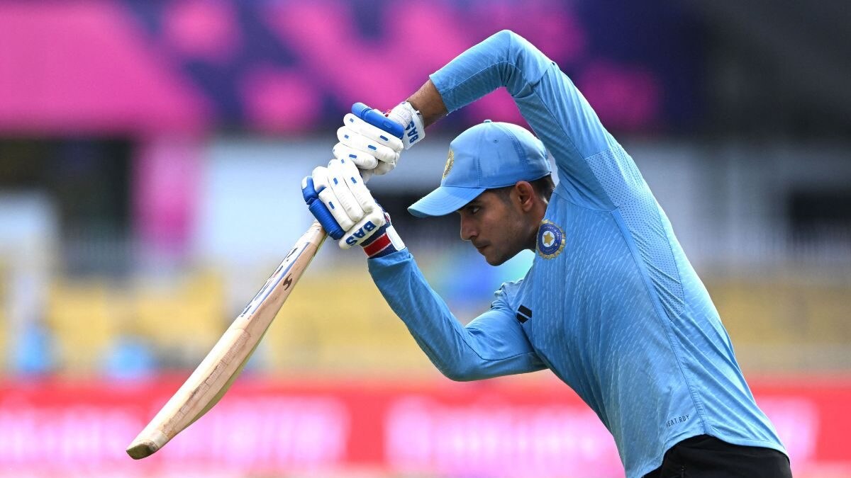 Shubman Gill Bats in the Nets Ahead of India vs Pakistan World Cup ...