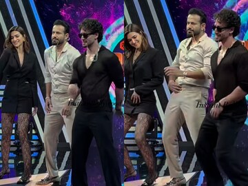 Ganpath Stars Tiger Shroff, Kriti Sanon Teach Irfan Pathan Hook-Step Of ...