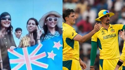 New Zealand Flag at AUS vs SL World Cup Match? Cricket Fans' Fumble in ...