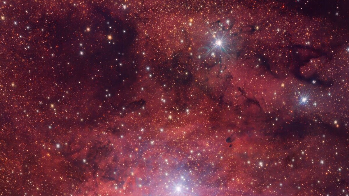 A Breathtaking View Of Rosy Red Nebula, Courtesy European Southern ...