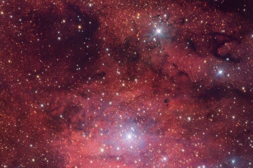 A Breathtaking View Of Rosy Red Nebula, Courtesy European Southern ...