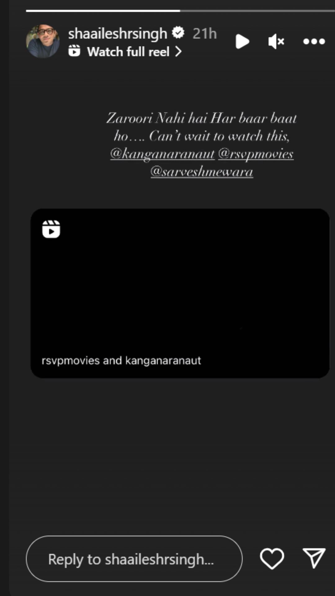 Tejas Trailer: Kangana Ranaut Gets A Thumbs Up from Aanand L Rai ...