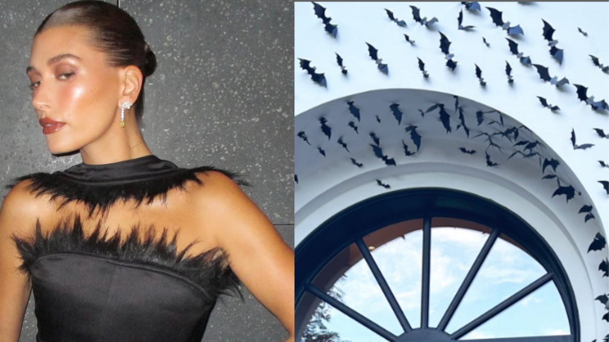 Hailey Bieber Shares A Sneak Peek Of Her Halloween Decor At Los Angeles ...