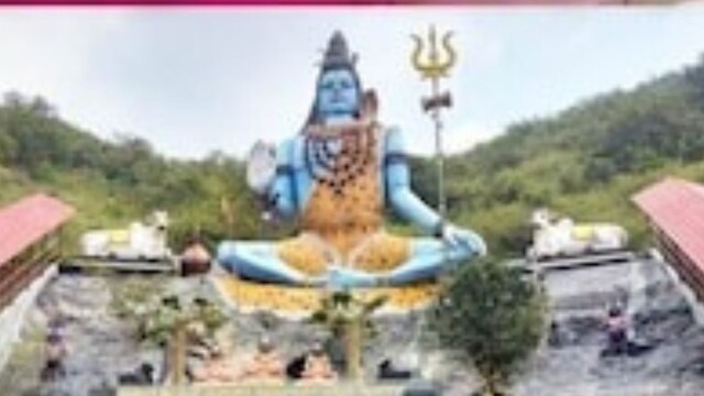 This Karnataka Temple On A Hill Has A 39-foot Lord Shiva Statue - News18