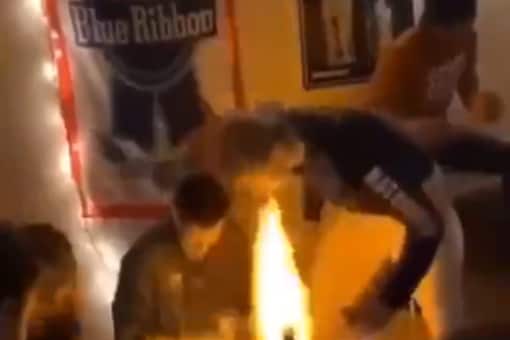 Man Spits Fire Like Dragon After Flaming Shot Stunt Goes Wrong - News18