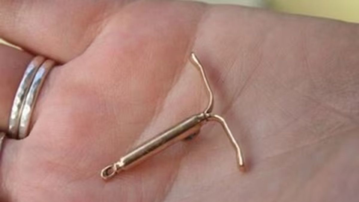 This T-shaped Copper Frame, Inserted Into Uterus, Prevents Pregnancy In ...