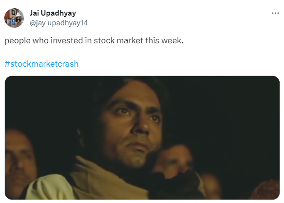 Stock Market Memes 'Soar' on Social Media After Sensex, Nifty's Rough ...