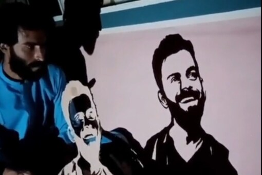 Watch: This Shadow Artwork of Virat Kohli by Pakistani Fan Will Leave ...