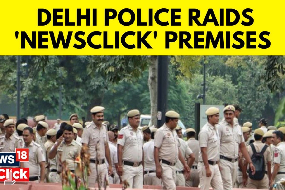 Premises of Newsclick raided - News18