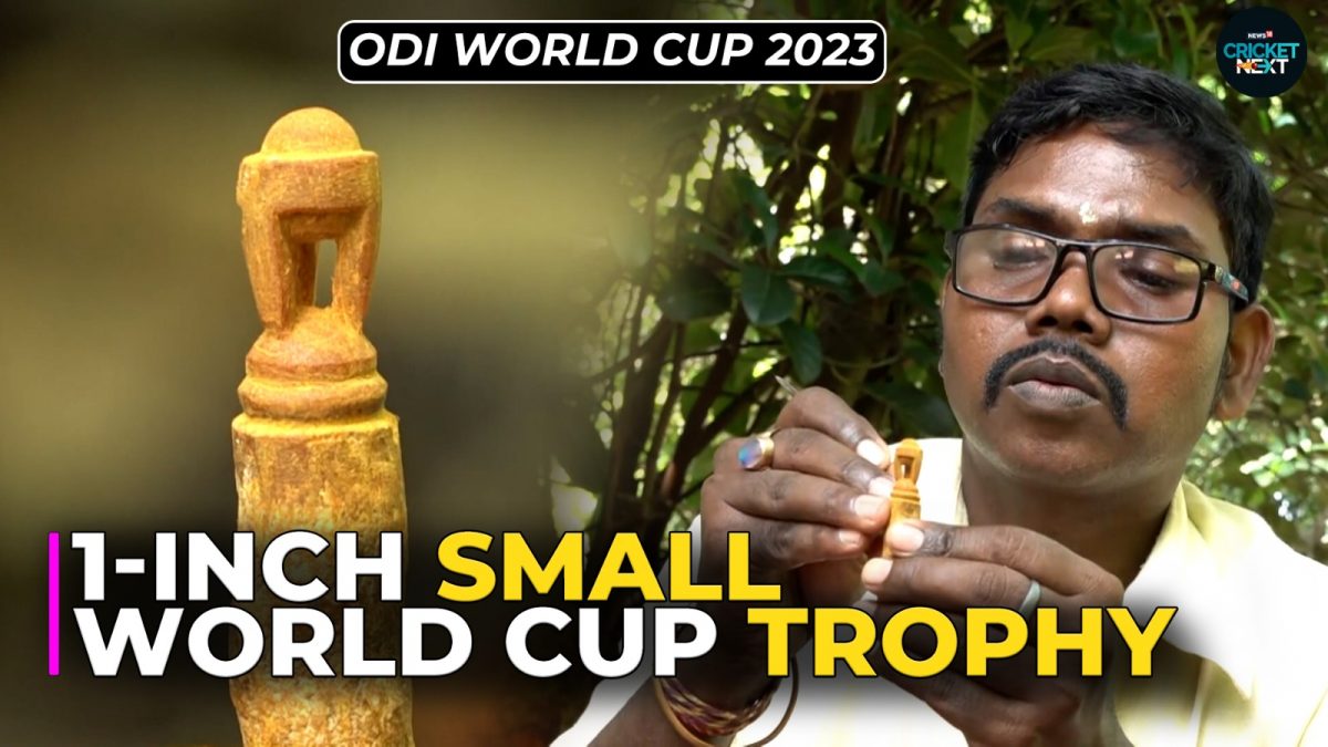 Miniature artist from Odisha crafted ICC World Cup trophy on 1-inch ...