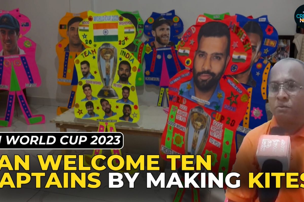 Amritsar Based Artist Creates kites Featuring World Cup Team Captains ...