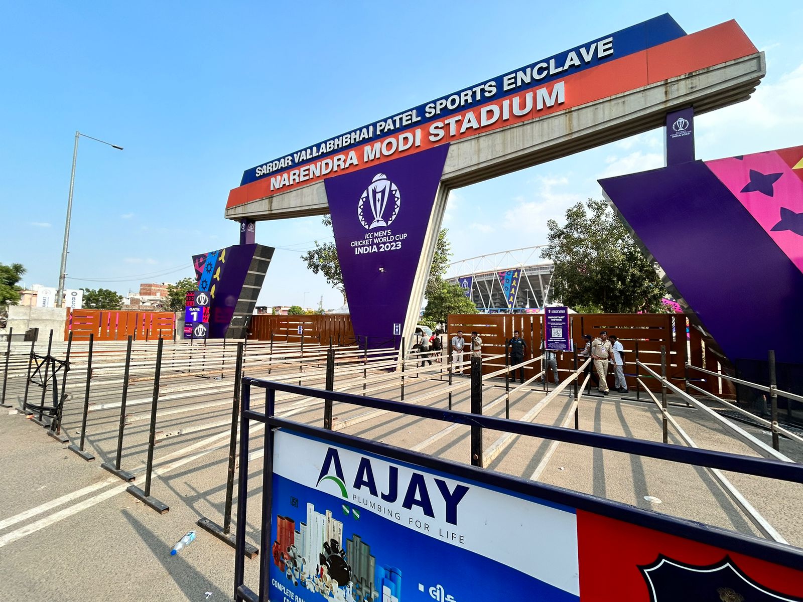 India vs Pakistan: Narendra Modi Stadium Turns Into a Fortress ...