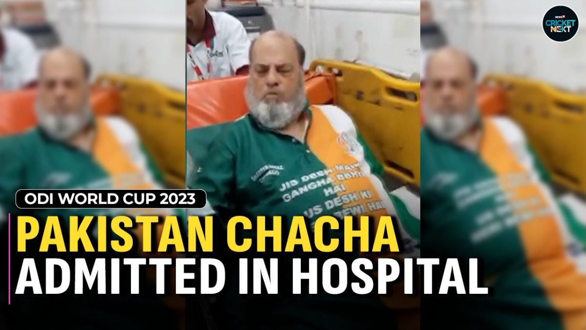 IND vs PAK ODI World Cup 2023: Pakistani Bashir Chacha admitted in ...