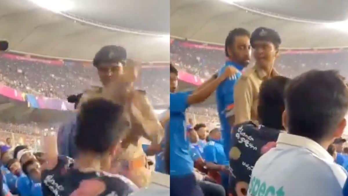 IND vs PAK: Man Tries to Slap Woman Cop in Intense Brawl During Match ...