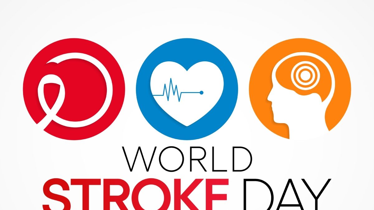 World Stroke Day Logo World Stroke Day Vector Concept Stock Vector