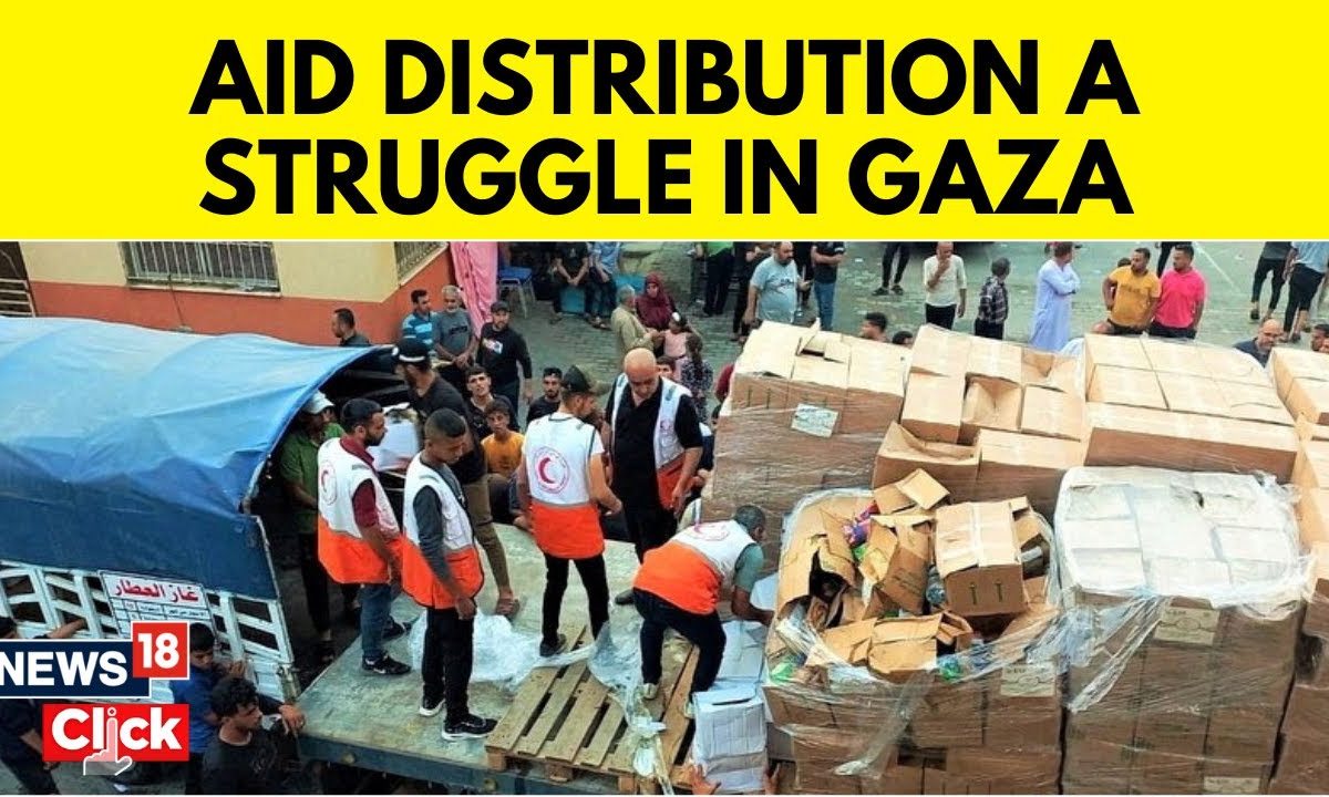 Gaza News | Gaza Aid Distribution Struggles Amid Overcrowding, Debris ...