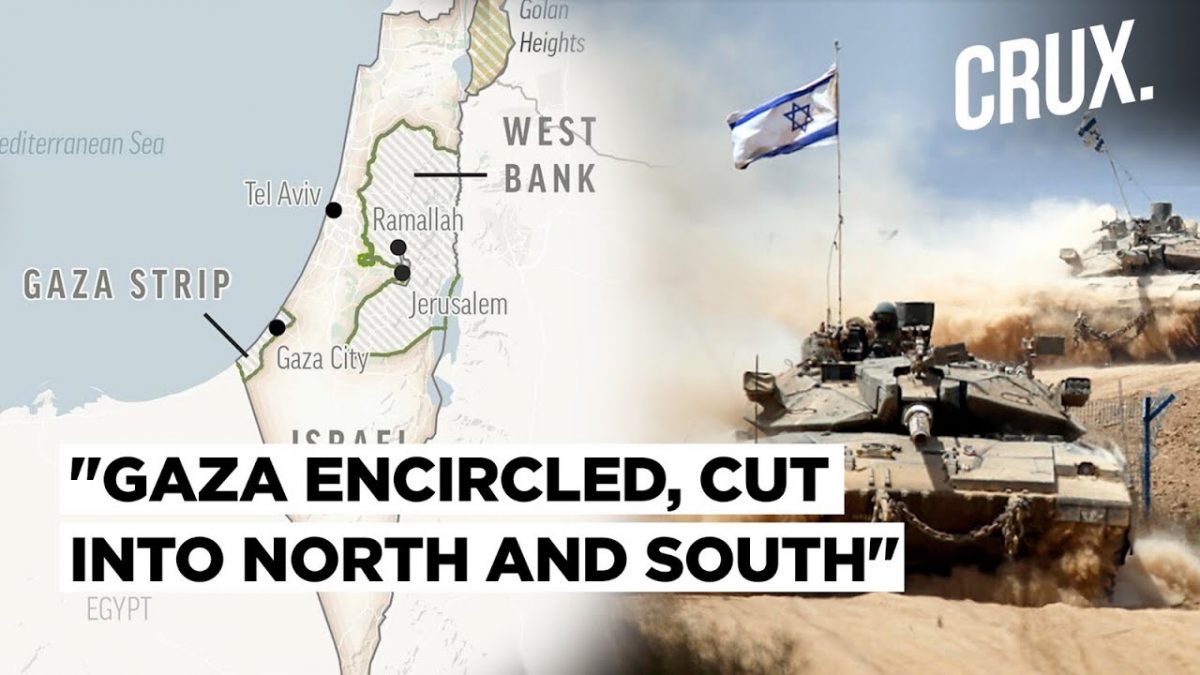 IDF "Splits Gaza Into Two" Amid “intense Bombing”, Jordan Air-drops Aid ...