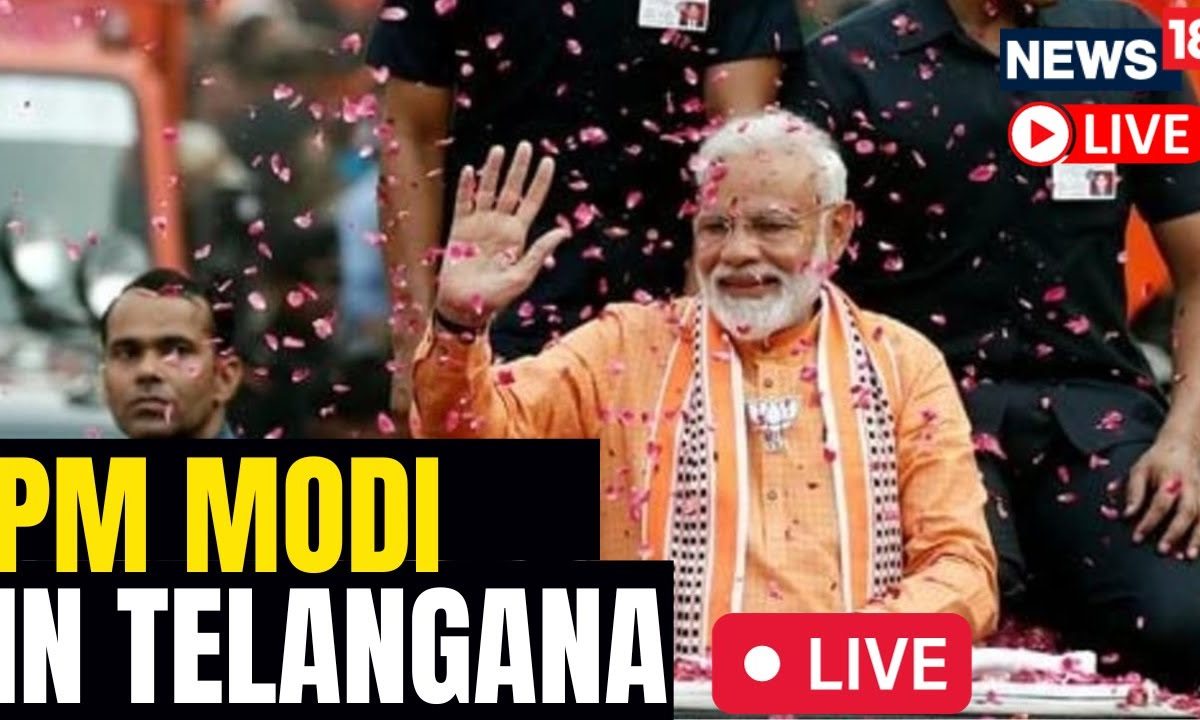 PM Modi Live | PM Modi In Poll Bound Telangana Live | Telanagana News ...